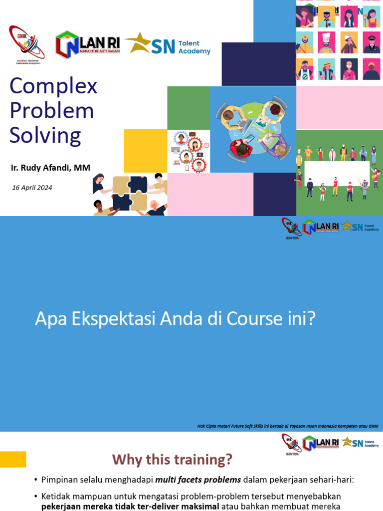 Complex Problem Solving - ASN Talent v1 | PDF