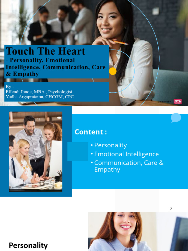 Personality & Emotional Intelligence Guide | PDF | Empathy | Communication