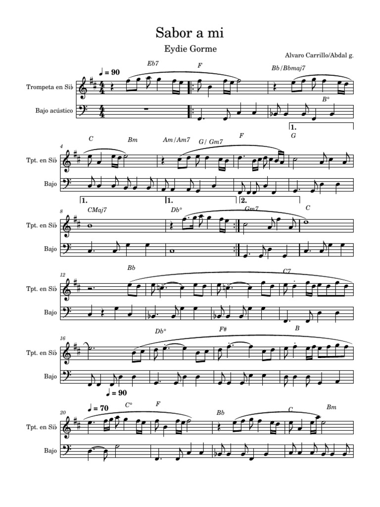 Sabor A Mi | PDF