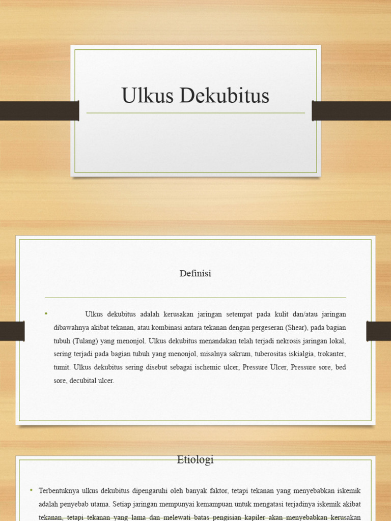 Ulkus Dekubitus | PDF