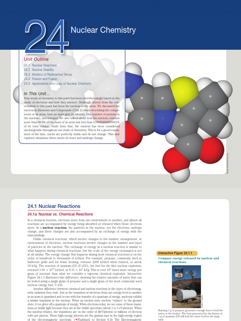Nuclear Chemistry | PDF | Nuclear Physics | Radioactive Decay