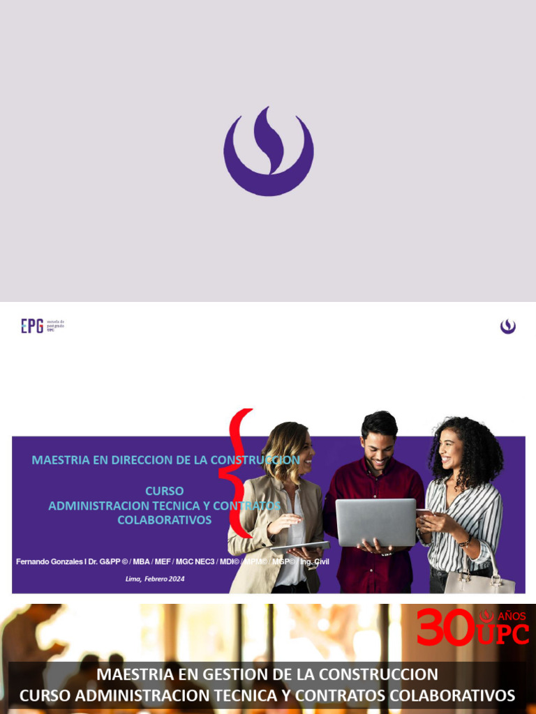 Unidad 01-Administracion Tecnica y Contratos Colaborativos-Mdc-2023 v1 | Descargar gratis PDF ...