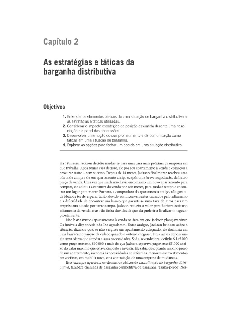 Barganha Distributiva | PDF