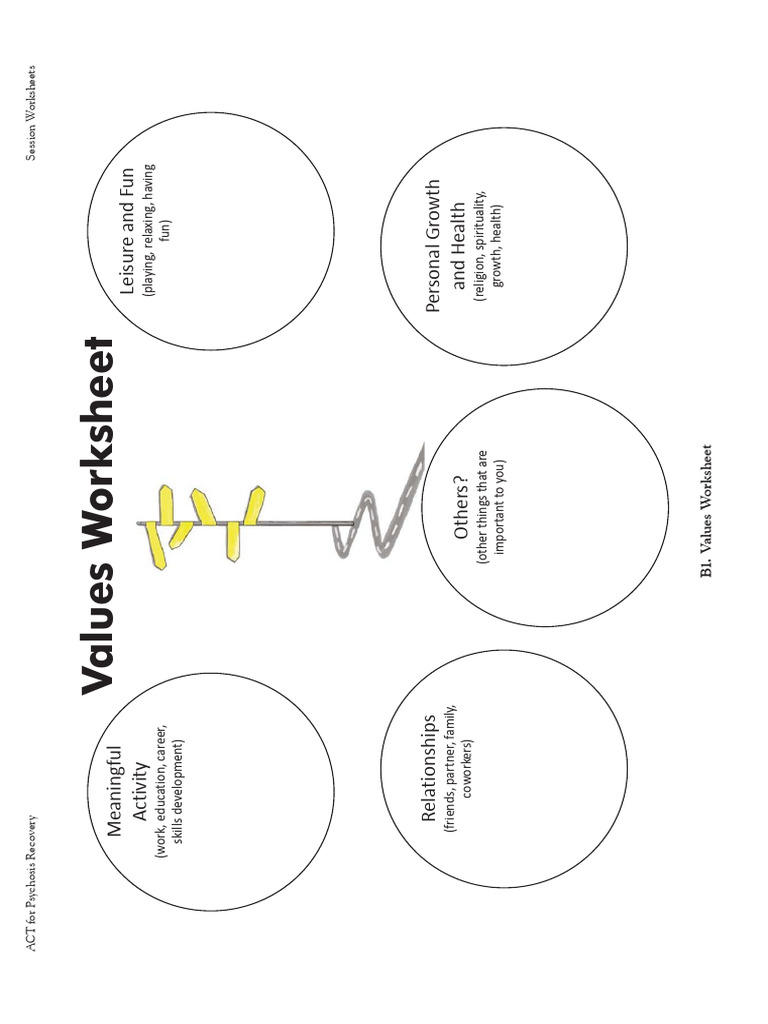 Values Worksheet | PDF