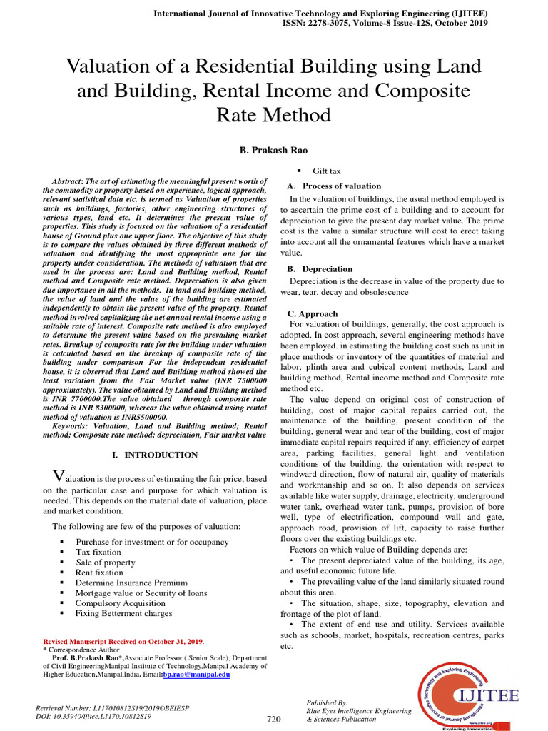 L117010812S19 | PDF | Real Estate Appraisal | Depreciation