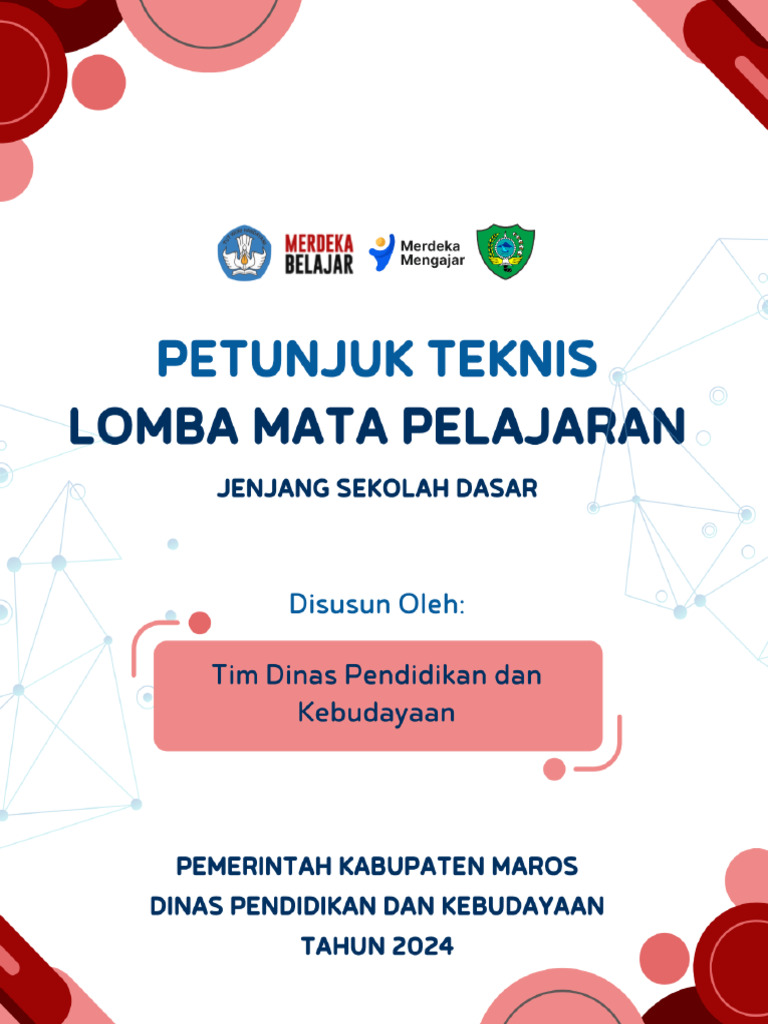 Petunjuk Lomba Mapel SD 2024 Maros | PDF | Karier & Perkembangan | Seni