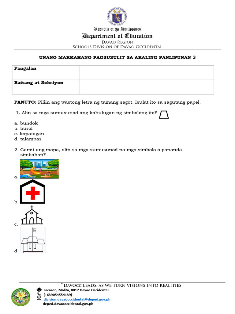 AP Grade3 TQ Q1 | PDF