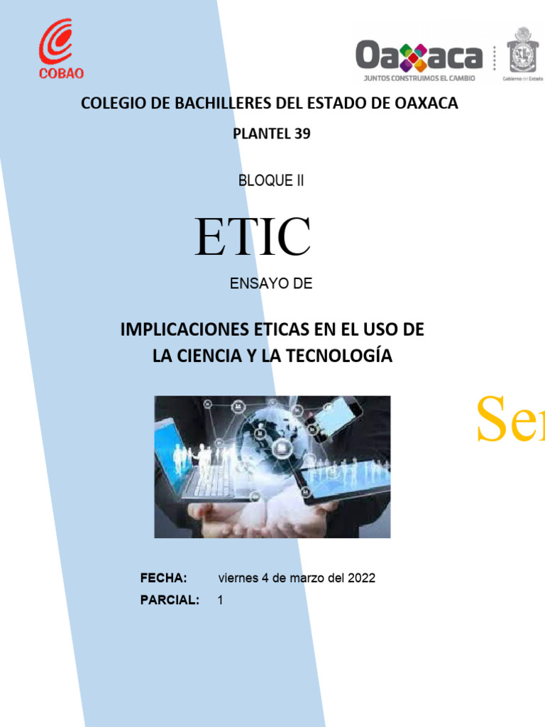 Ética en Ciencia y Tecnología: Implicaciones | PDF | Science ...