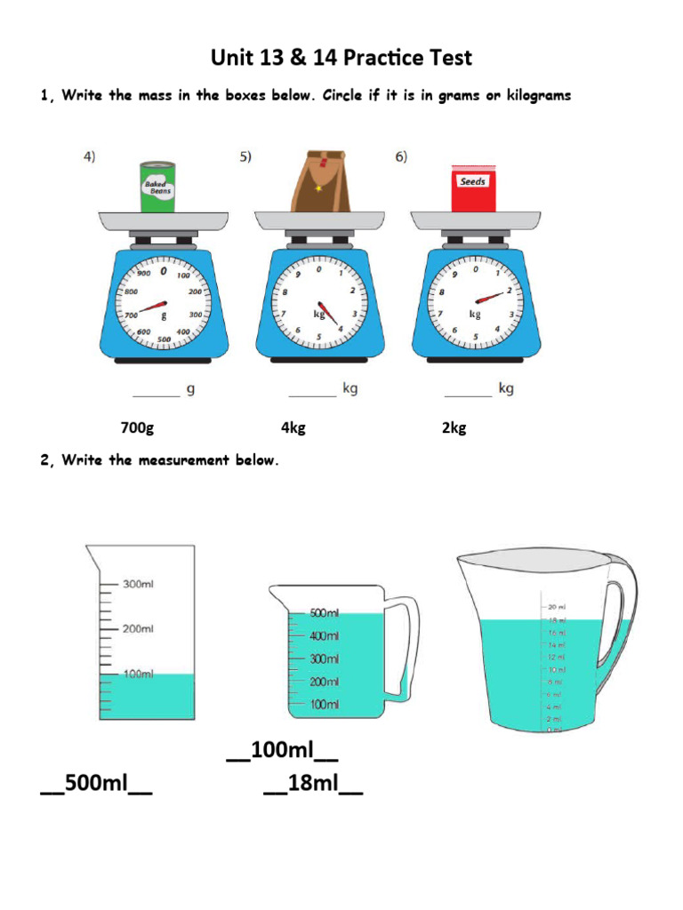 Unit 13 14 Practice Test Pdf Foreign Language Studies Science