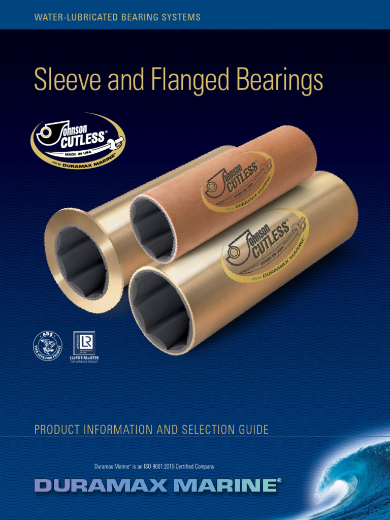 Johnson Cutless Catalog | PDF | Bearing (Mechanical) | Lubricant