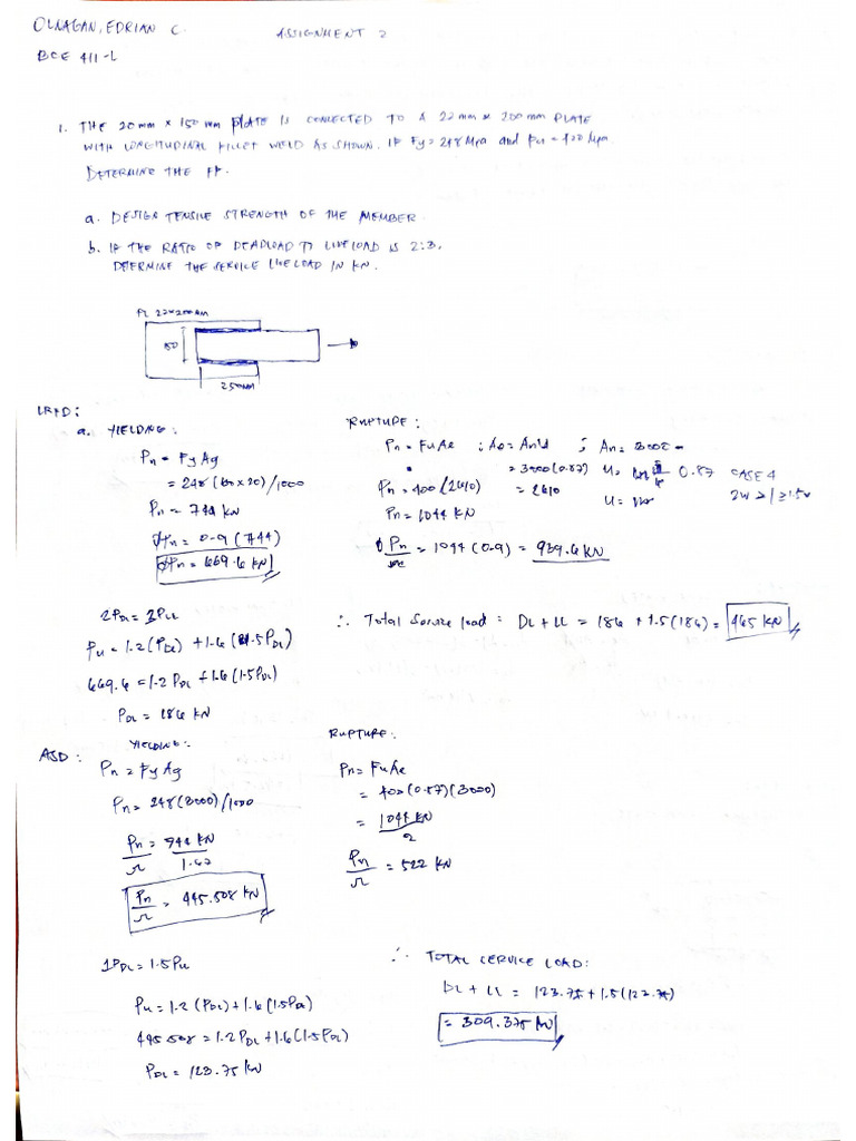 Assignment 2 Steel Design | PDF