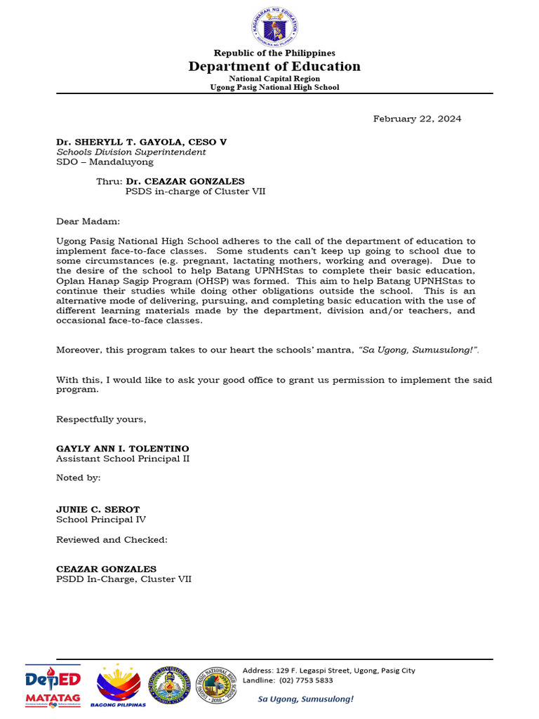 Project Ohsp | Download Free PDF | Distance Education | Learning