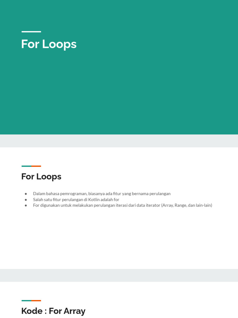 Kotlin Dasar Pertemuan 6 | PDF