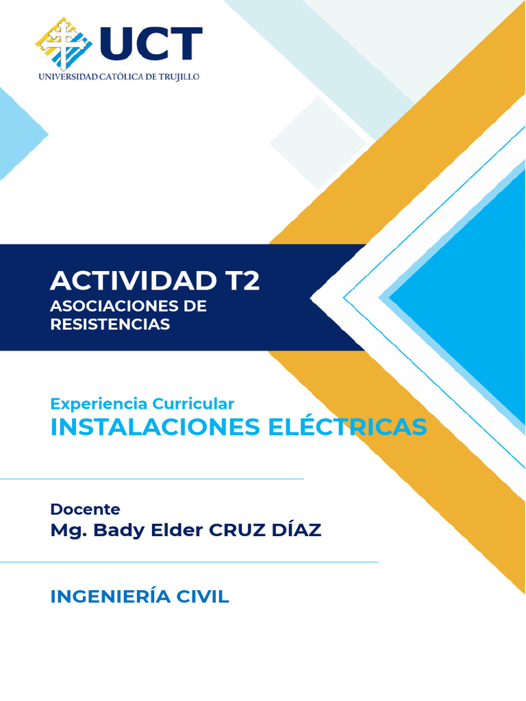 Act T2 INSELE Asociaciones de Resistencias | PDF | Resistencia Eléctrica y Conductancia ...