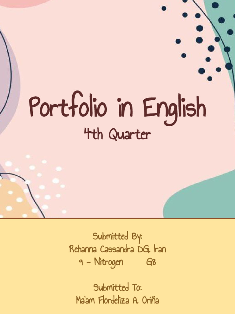 Q4 Portfolio | PDF | Behavior Modification | Cognitive Science