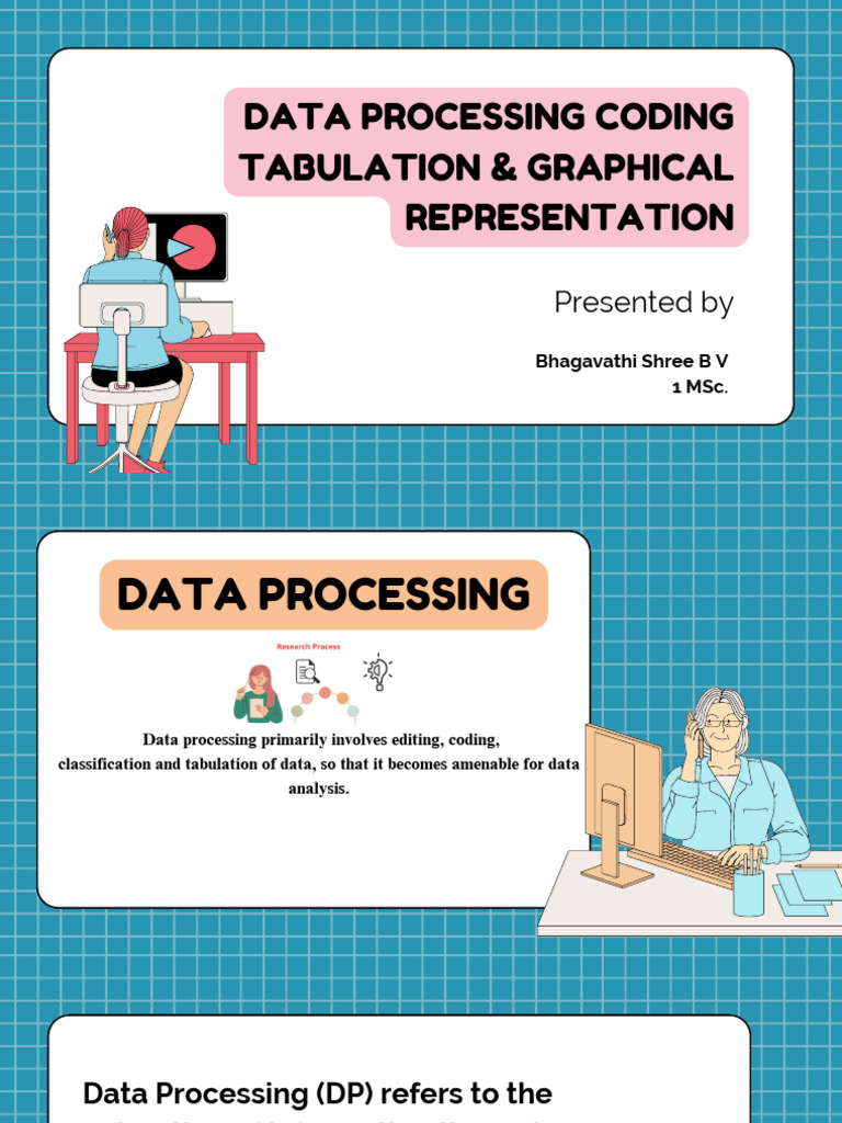 Data Processing Coding Tabulation Graphical Representation | PDF ...