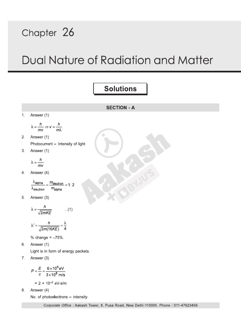 Dual Nature | PDF
