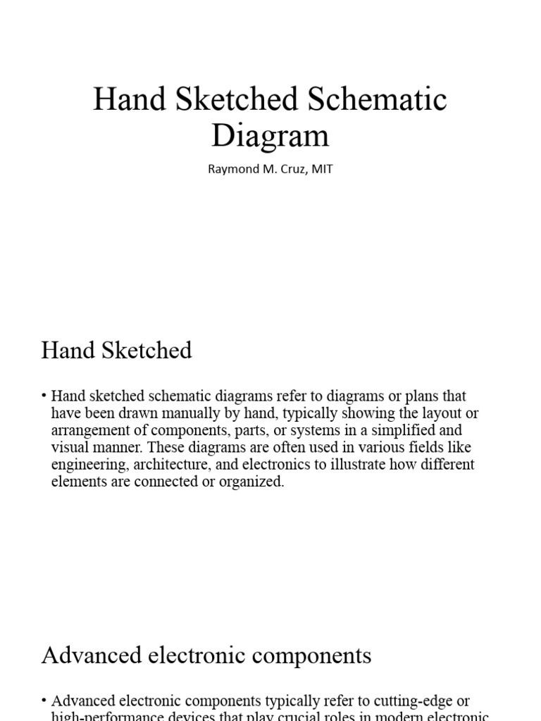 Hand Sketched Schematic Diagram | PDF | Electronic Circuits ...