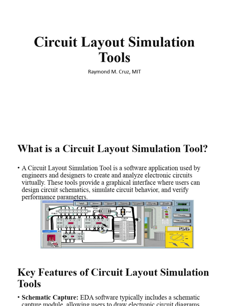 Circuit Layout Simulation Tools Overview | PDF | Electronic Circuits ...