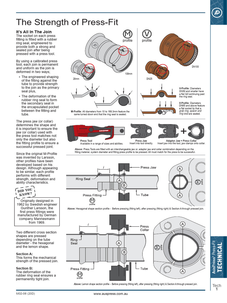 AusPress-Press-Fit-Technical-Catalogue | PDF | Thermal Expansion ...