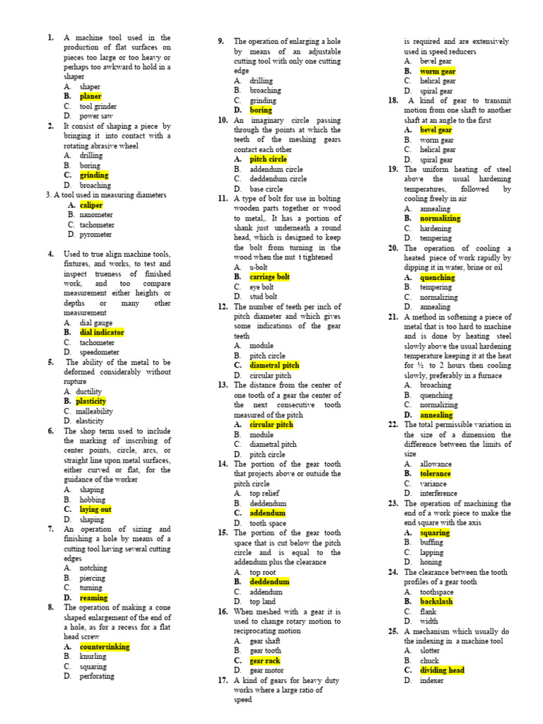 MDSP Elements | PDF | Gear | Deformation (Engineering)
