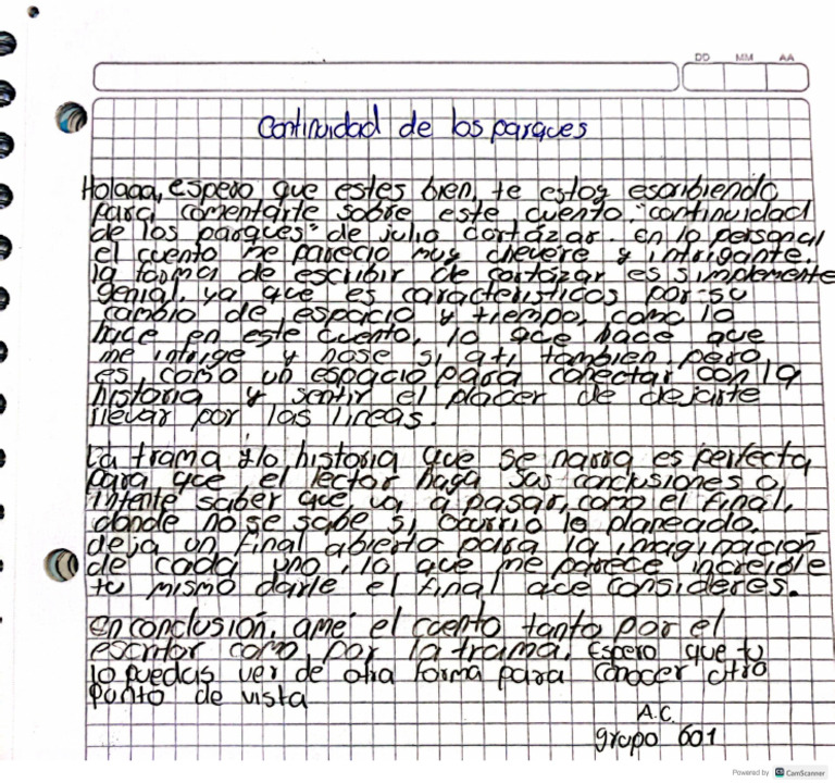 Continuidad De Los Parques Pdf