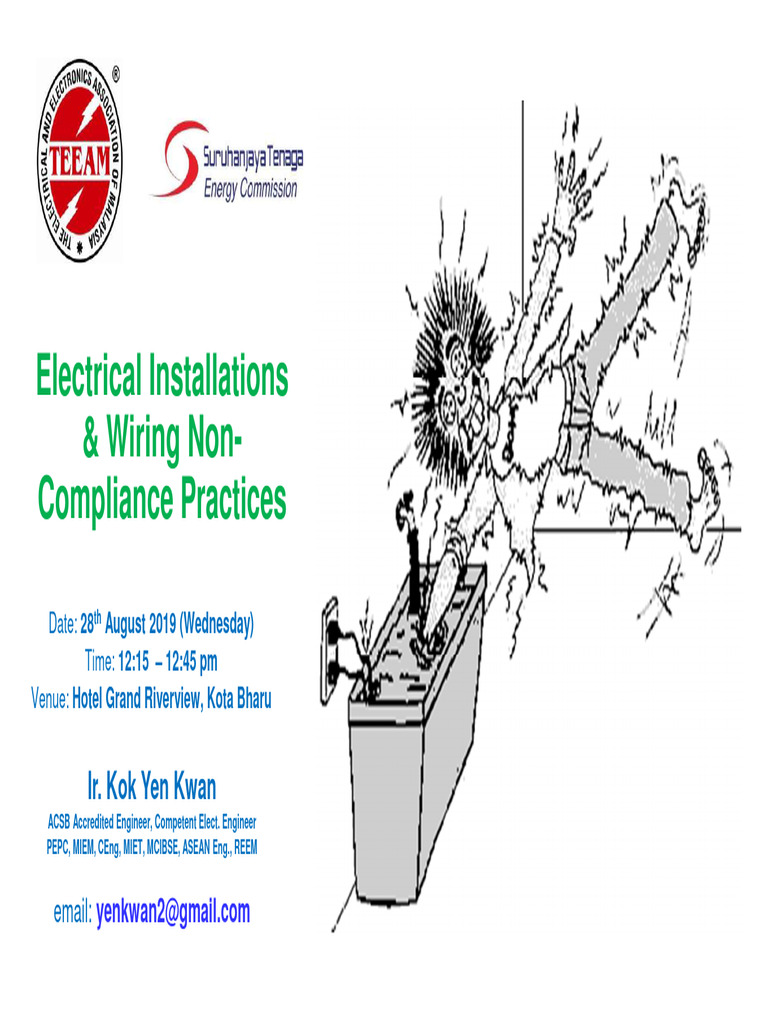 ST Electrical Instalations Wiring Non-Compliance Practices | PDF ...