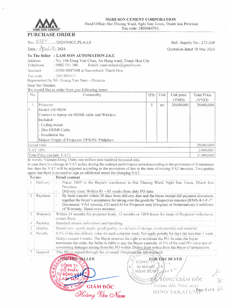 Quotation for Electrical Installation Services | PDF