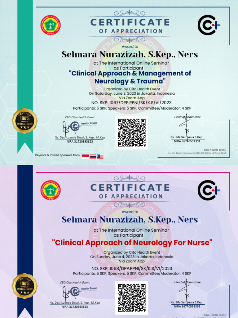 Selmara Nurazizah, S.kep., Ners | PDF