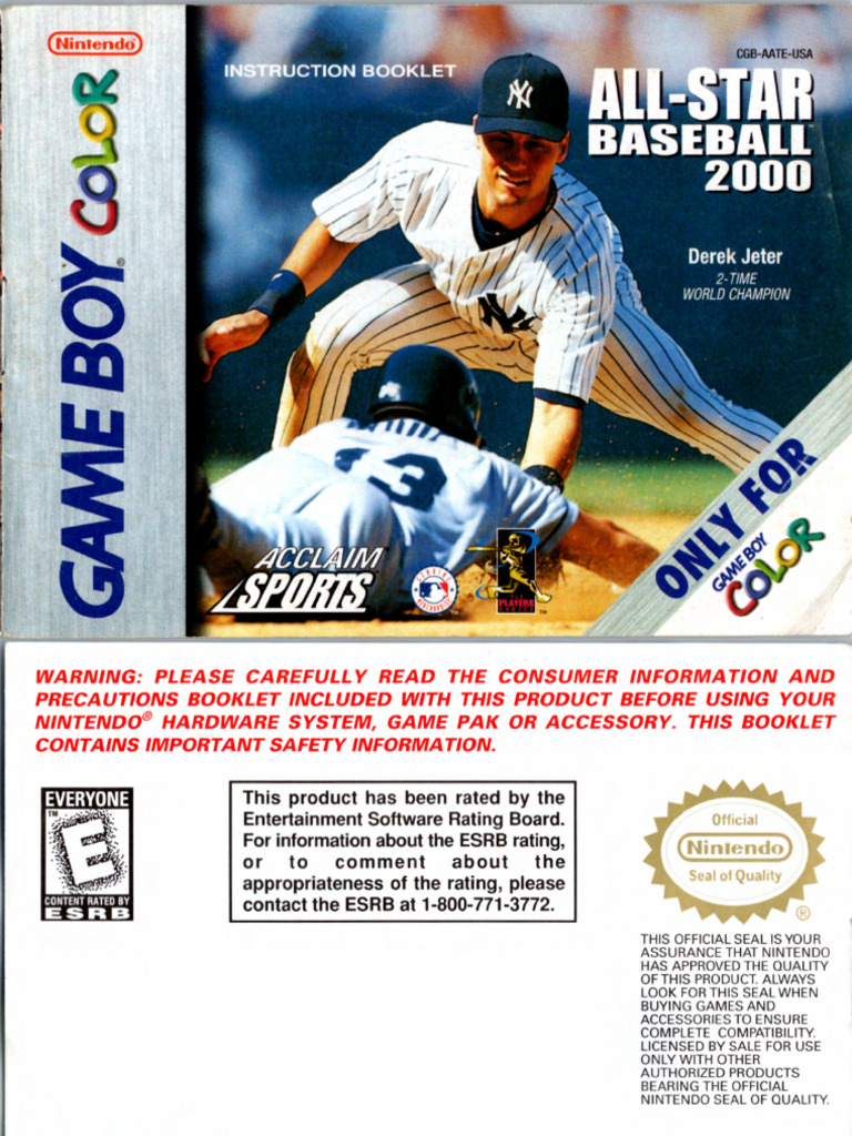 All-Star Baseball 2000 | PDF