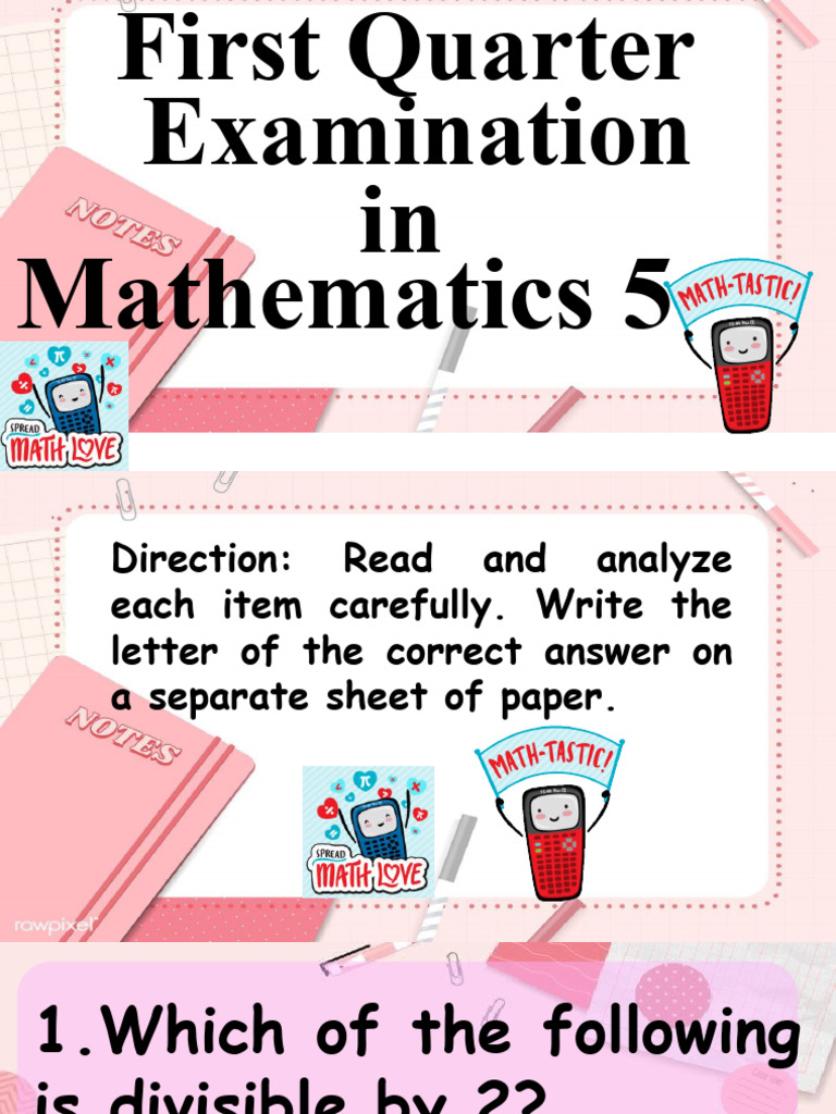Pt Q1 Math5 Pdf Arithmetic Mathematics 