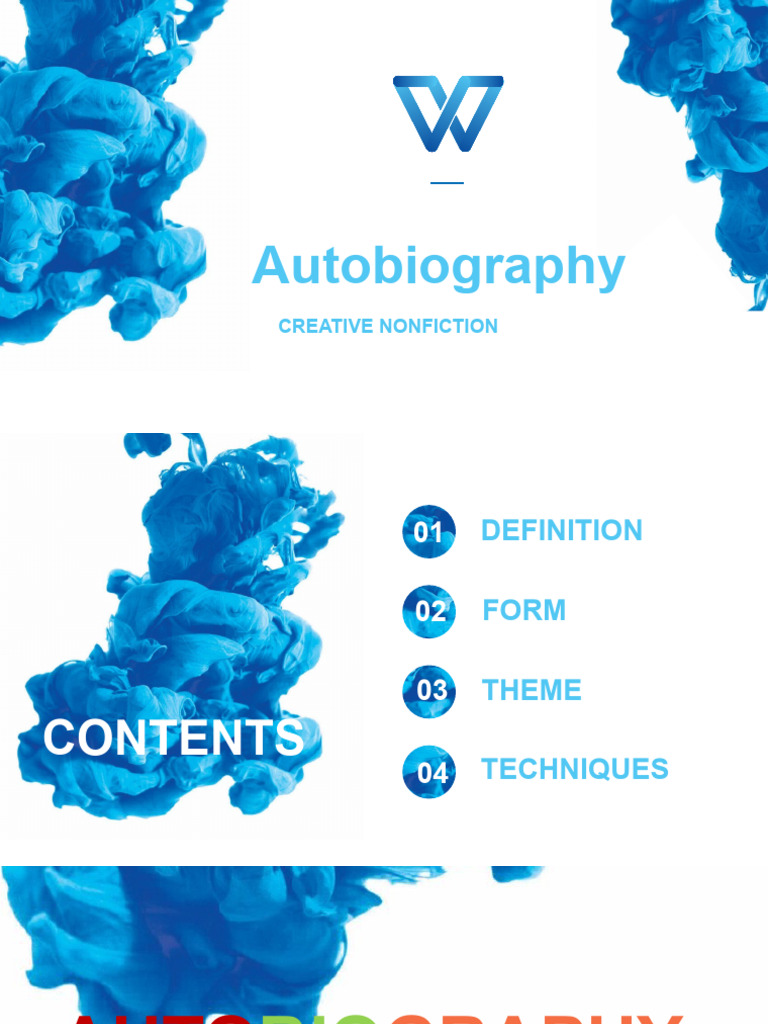 Autobiography-Creative non fiction | PDF | Autobiographies | Narration