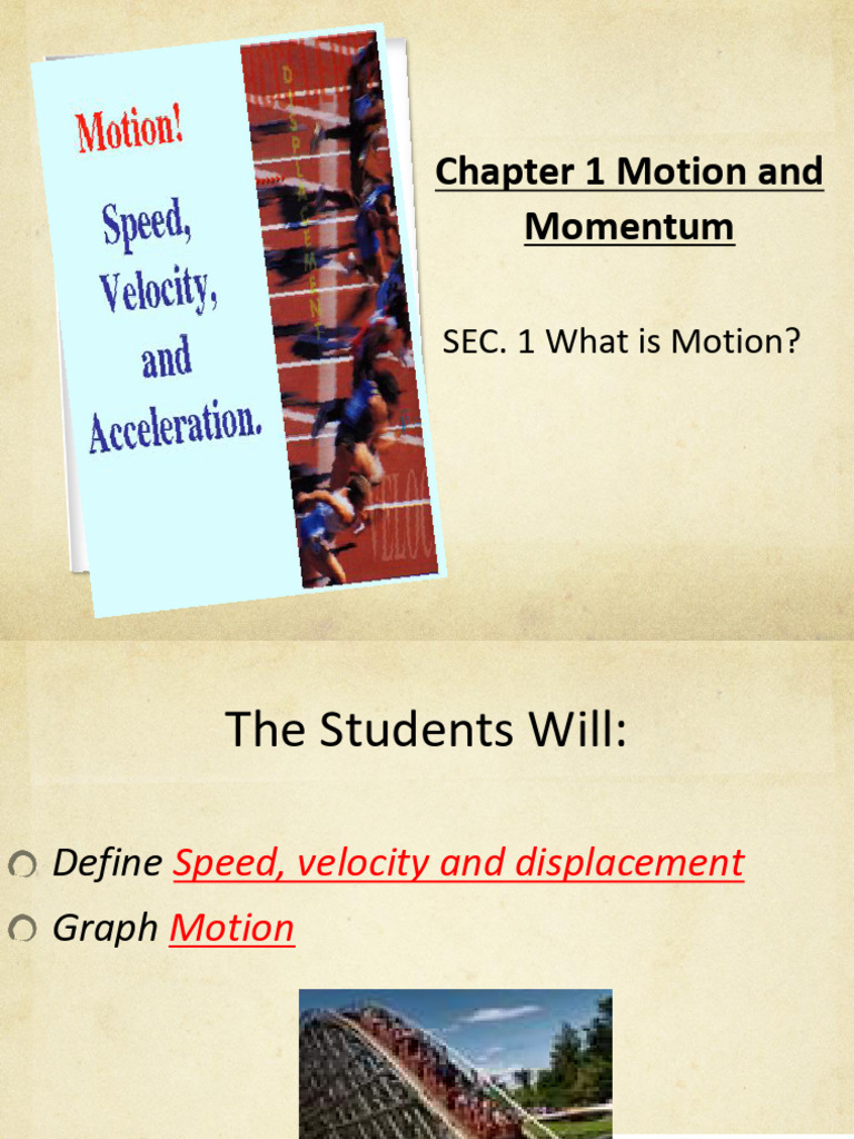 Force, Motion and Momentum - 2024 | PDF | Speed | Acceleration