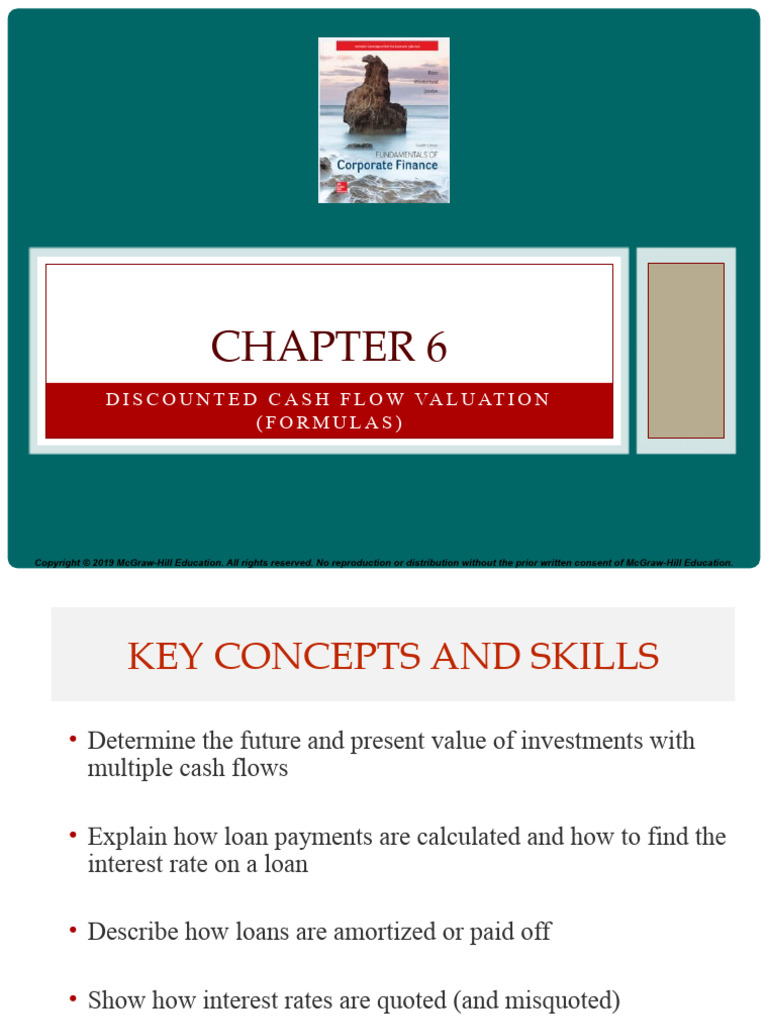 Ross 12e PPT Ch06 Formulas | PDF | Present Value | Interest