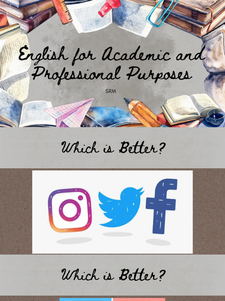 English For Academic and Professional Purposes | PDF