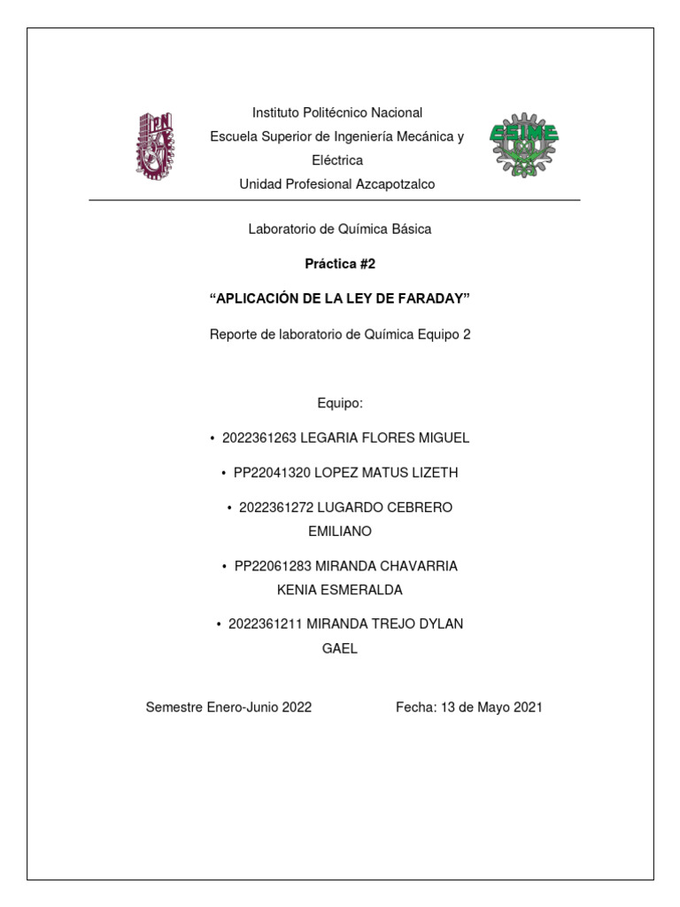 Leyes de Faraday1 | PDF | Inducción electromagnética | Ciencia de los Materiales