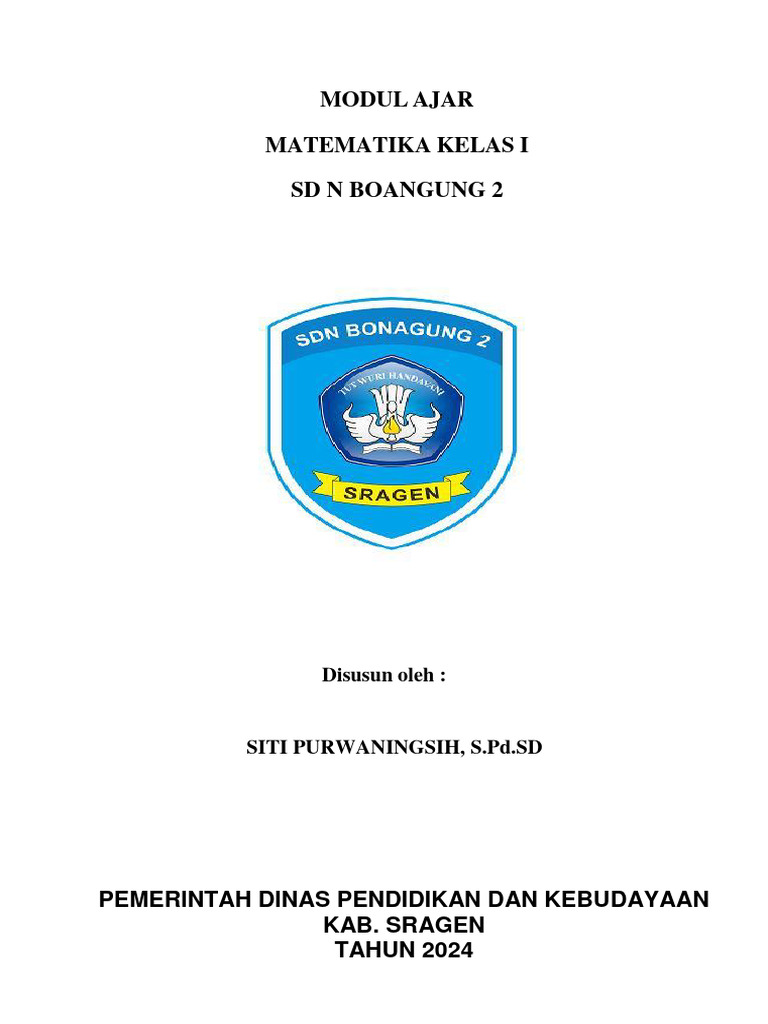 Modul MTK Bu Ningsih | PDF