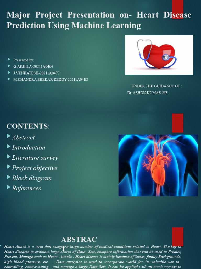 Heart Disease Prediction with ML Techniques | PDF | Machine Learning ...