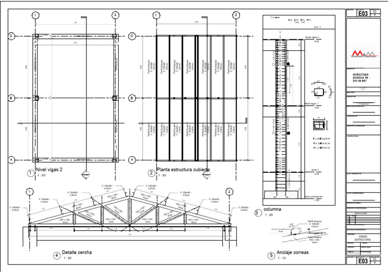 Estructural Bodega Apiay 20082022-Layout3 | PDF | Ingeniería estructural