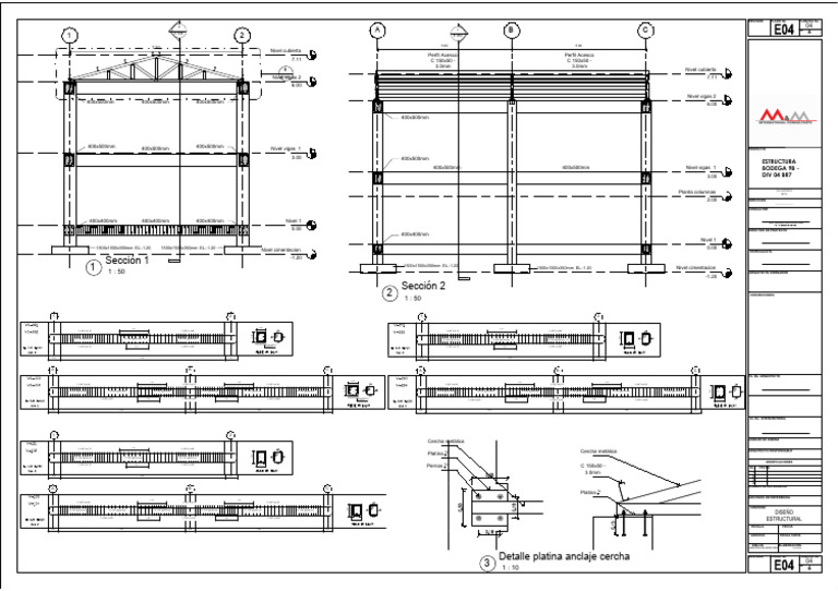 Estructural Bodega Apiay 20082022-Layout4 | PDF | Ingeniería estructural