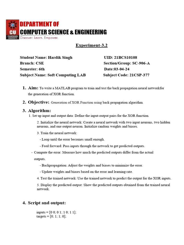 Hs 32 SC | PDF | Computational Neuroscience | Applied Mathematics