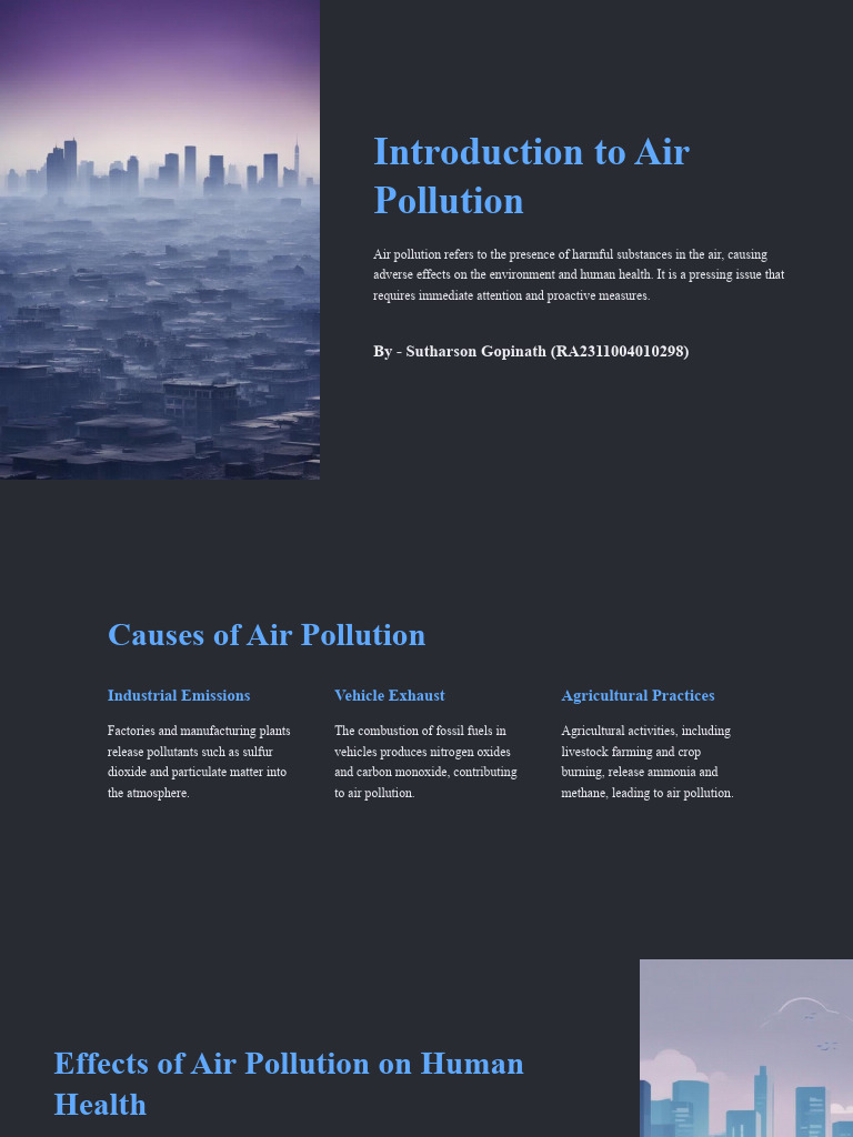 Air Pollution | PDF | Air Pollution | Pollution