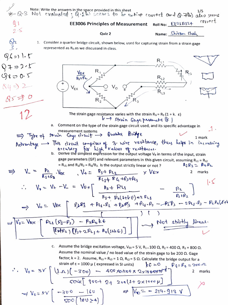 PoM Quiz 2 | PDF | Amplifier | Electronic Oscillator
