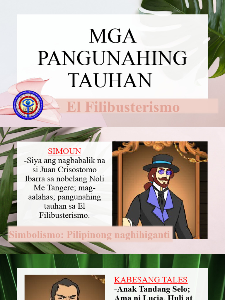 Mga Tauhan NG El Filibusterismo 2 | PDF