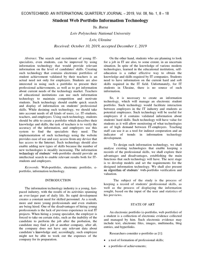 Student Portfolio | PDF | Databases | Microsoft Sql Server