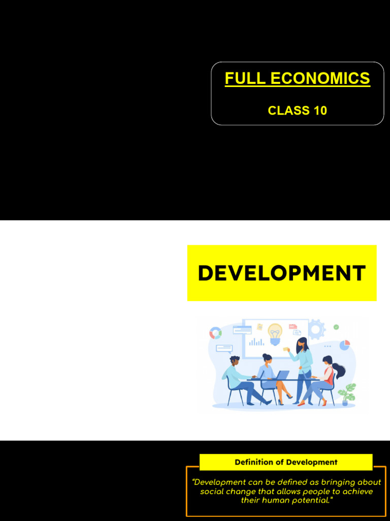 Class 10 Development Economics Overview | PDF | Loans | Debt