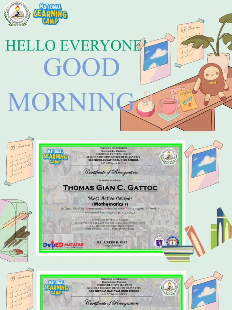 Week 2 - Lesson 8 - Solving Problems Involving Linear Equations and ...