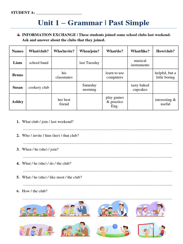 U1 Grammar Simple Past | PDF | Linguistics