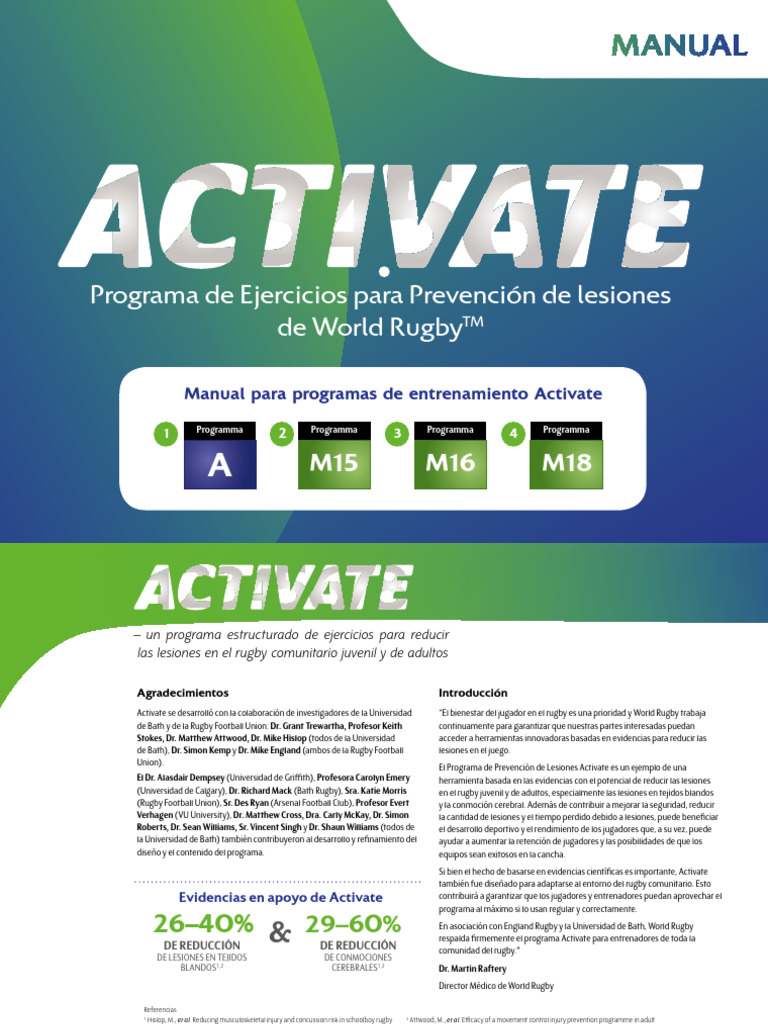 Activate - Manual | PDF | Corriendo | Sistema musculoesquelético