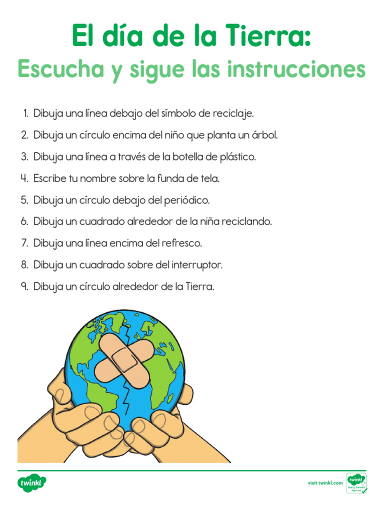 Actividades del Día de la Tierra para Niños | PDF